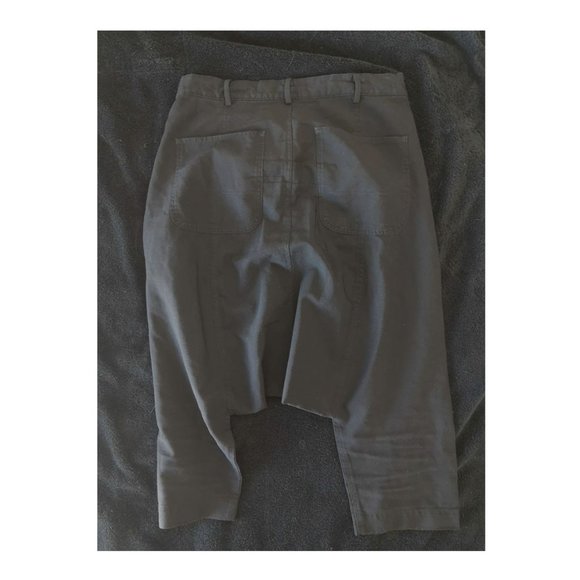 Comme Des Garcons Black | Pants | Cdg Black Polyester Drop Crotch Pants ...